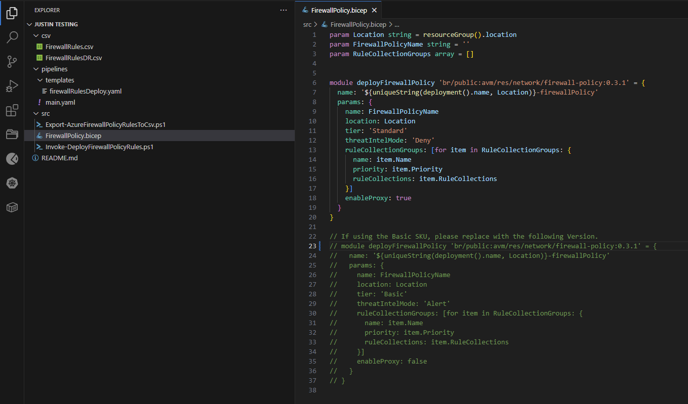 Azure Firewall Rules As Code | PowerShell, DevOps And Bicep! - Justin Mendon